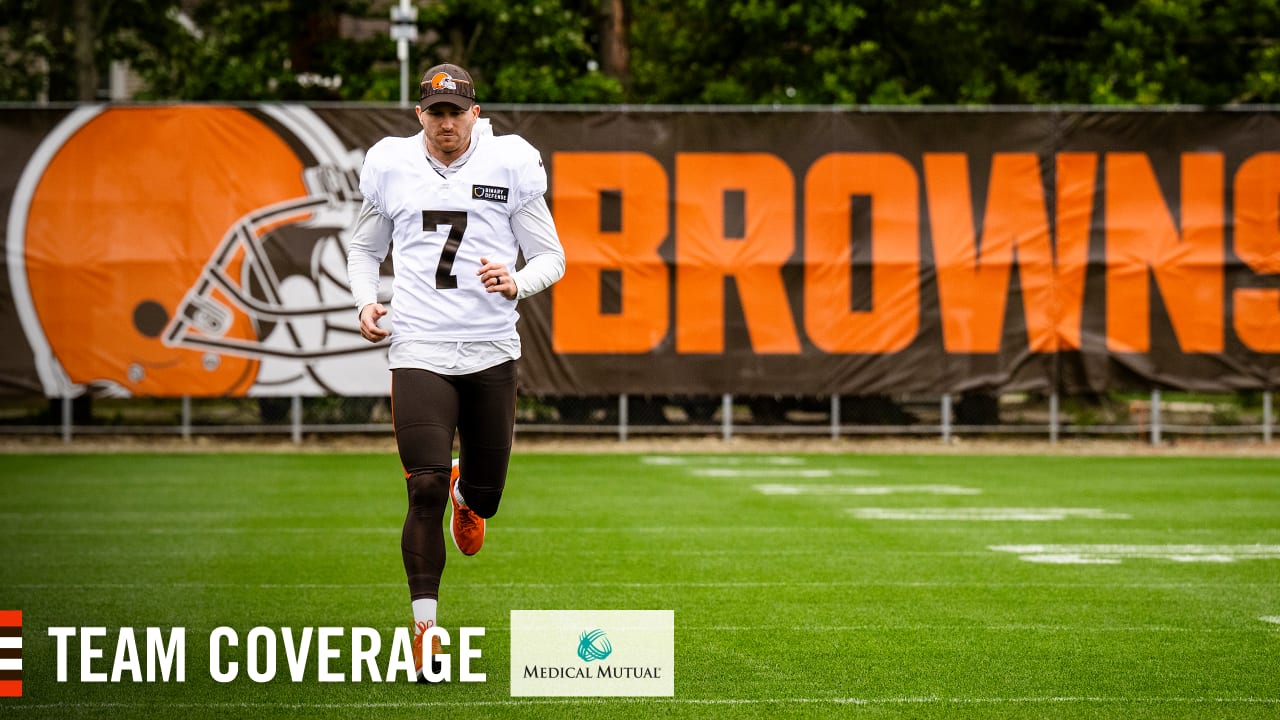 Dustin Hopkins ready for the challenge after first practice in Berea