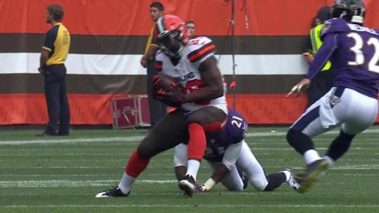 Duke Johnson cuts for a gain of 28 yards