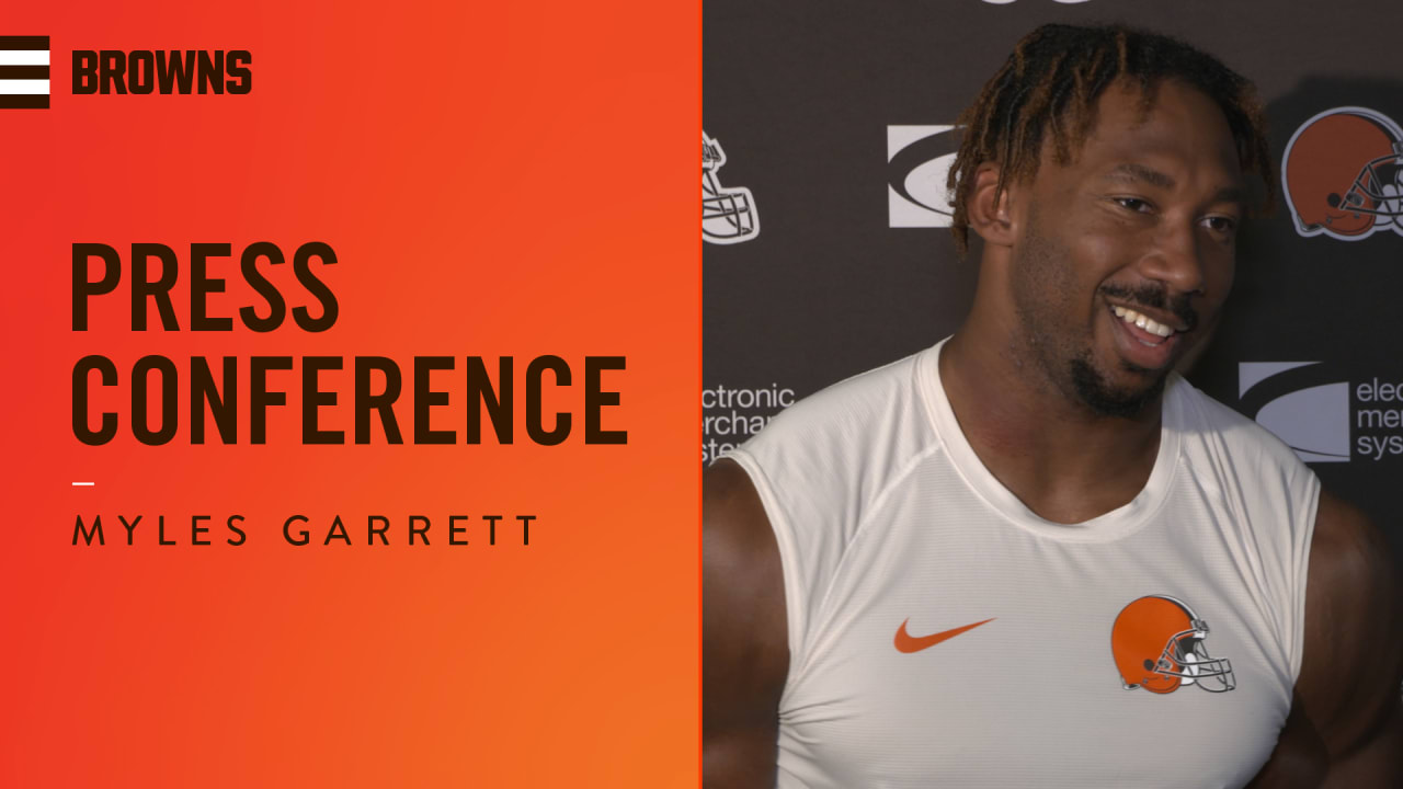 Myles Garrett: "I'm doing my thing the best I can" | Press Conferences