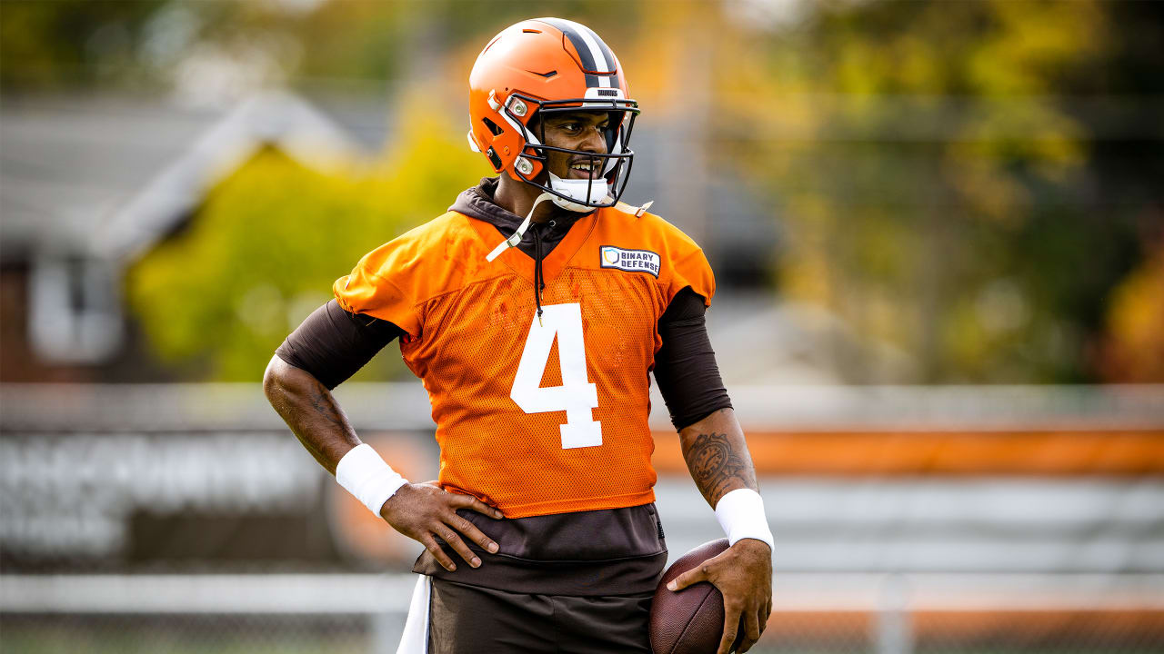 Browns QB Deshaun Watson returned to practice Thursday and participated ...