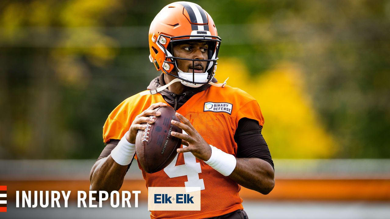 QB Deshaun Watson officially listed as questionable vs. Colts