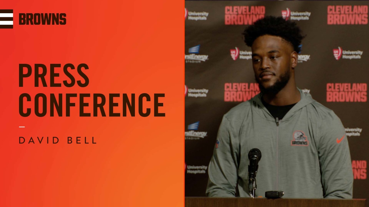 David Bell: "Whoever's out there, we believe in them." | Cleveland Browns