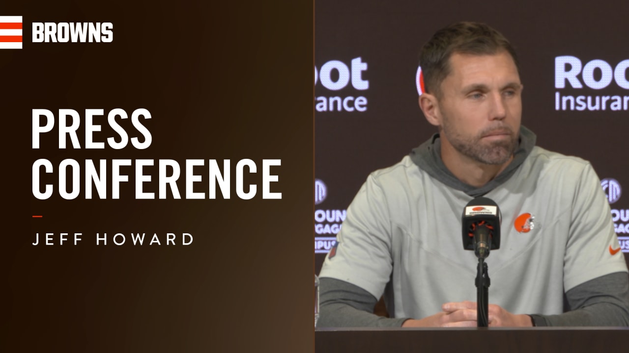 Jeff Howard: On Denzel Ward "He's really stepped up to the challenge" | Press Conference