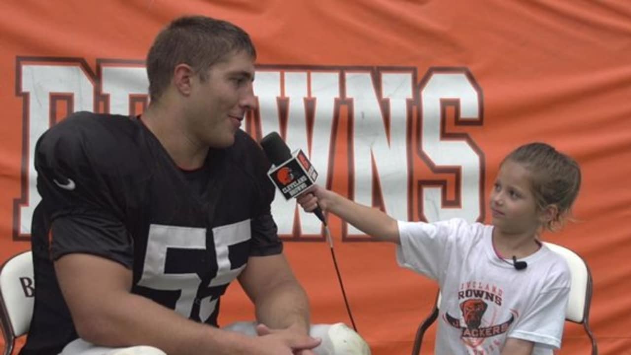 Alex Mack Interviewed by a Jr Reporter