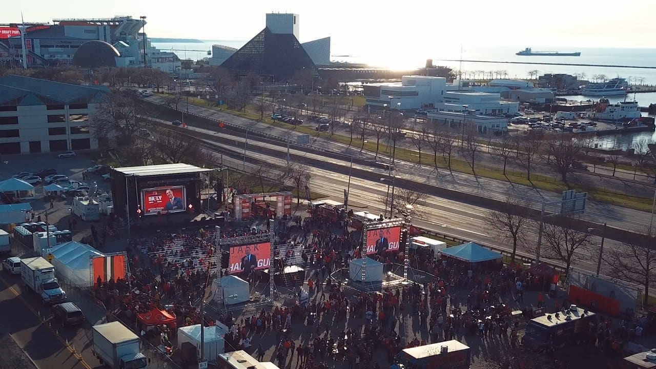 Browns fans rocked the Muni Lot at the 2018 Draft Tailgate