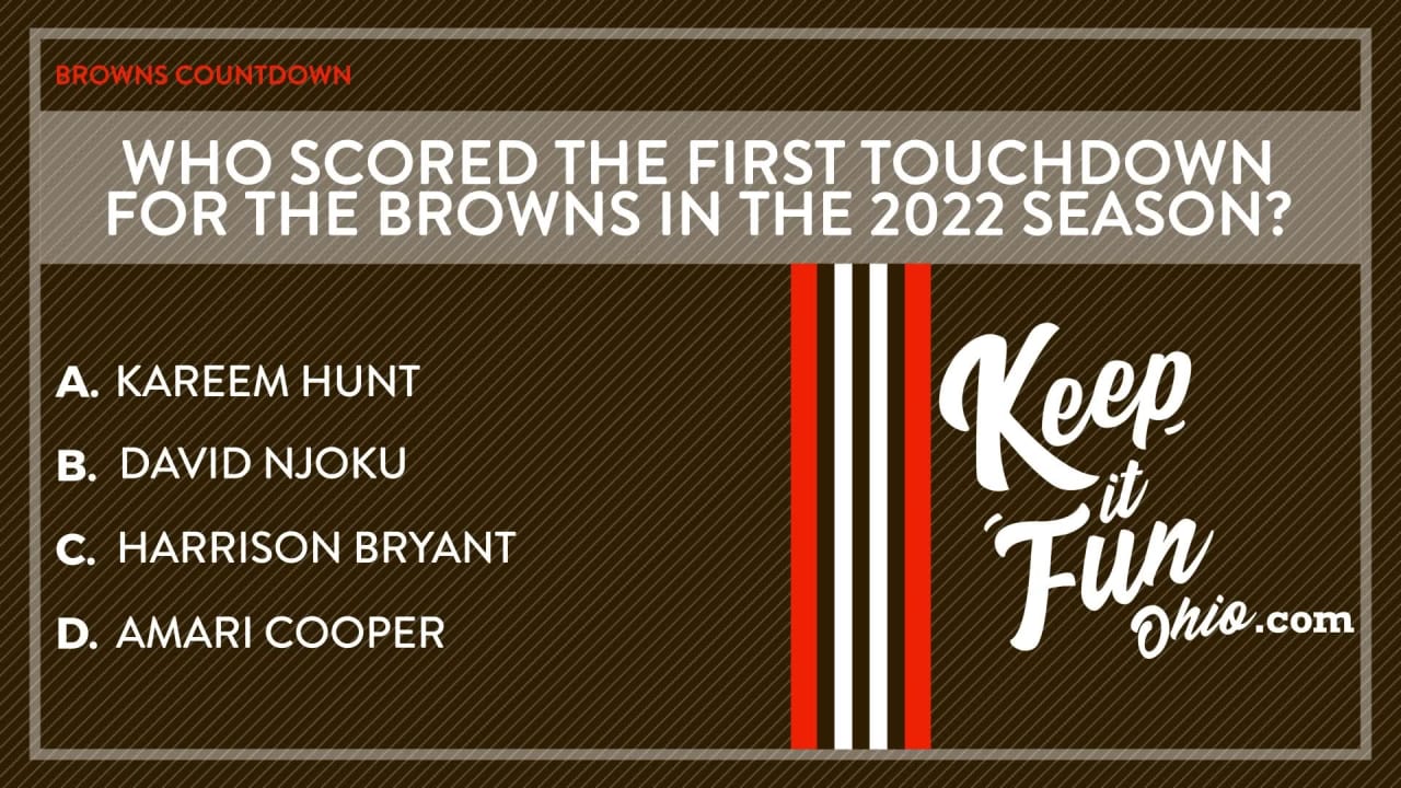 Who scored the first touchdown for the Browns in the 2022 season ...