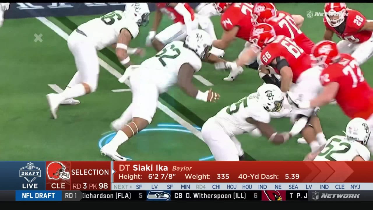 Video: Browns select Siaki Ika with No. 98 pick in 2023 draft