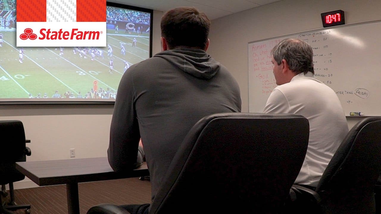 Bernie Kosar & Dustin Fox in the film room: Bears' defense
