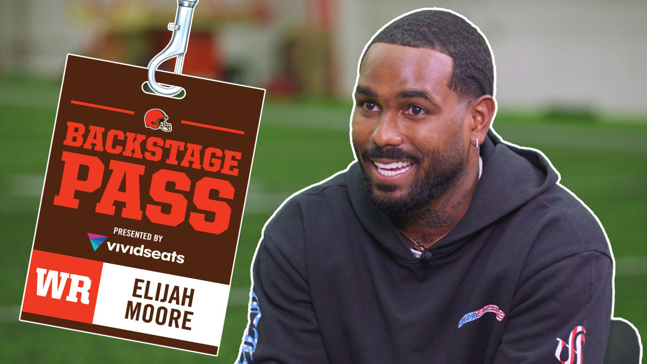 Elijah Moore Shoe Game & Catching TDs from Deshaun Watson | Backstage ...