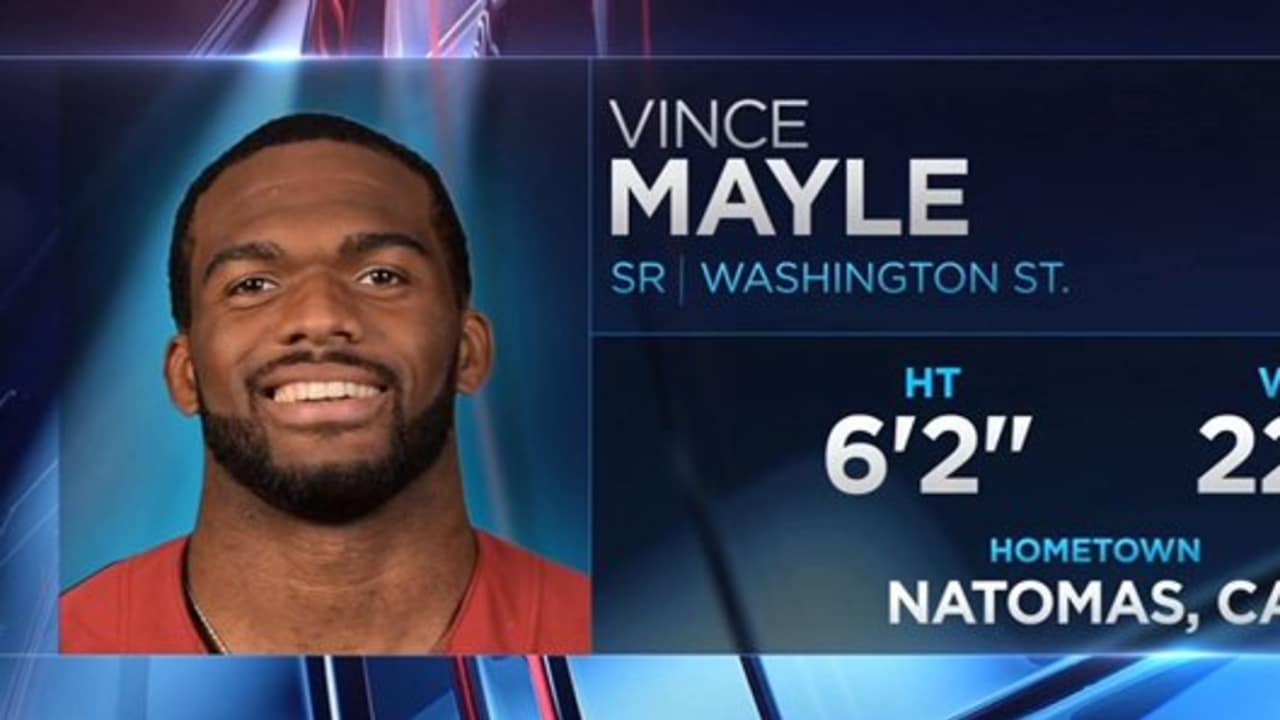 Browns Pick Wide Receiver Vince Mayle No. 123
