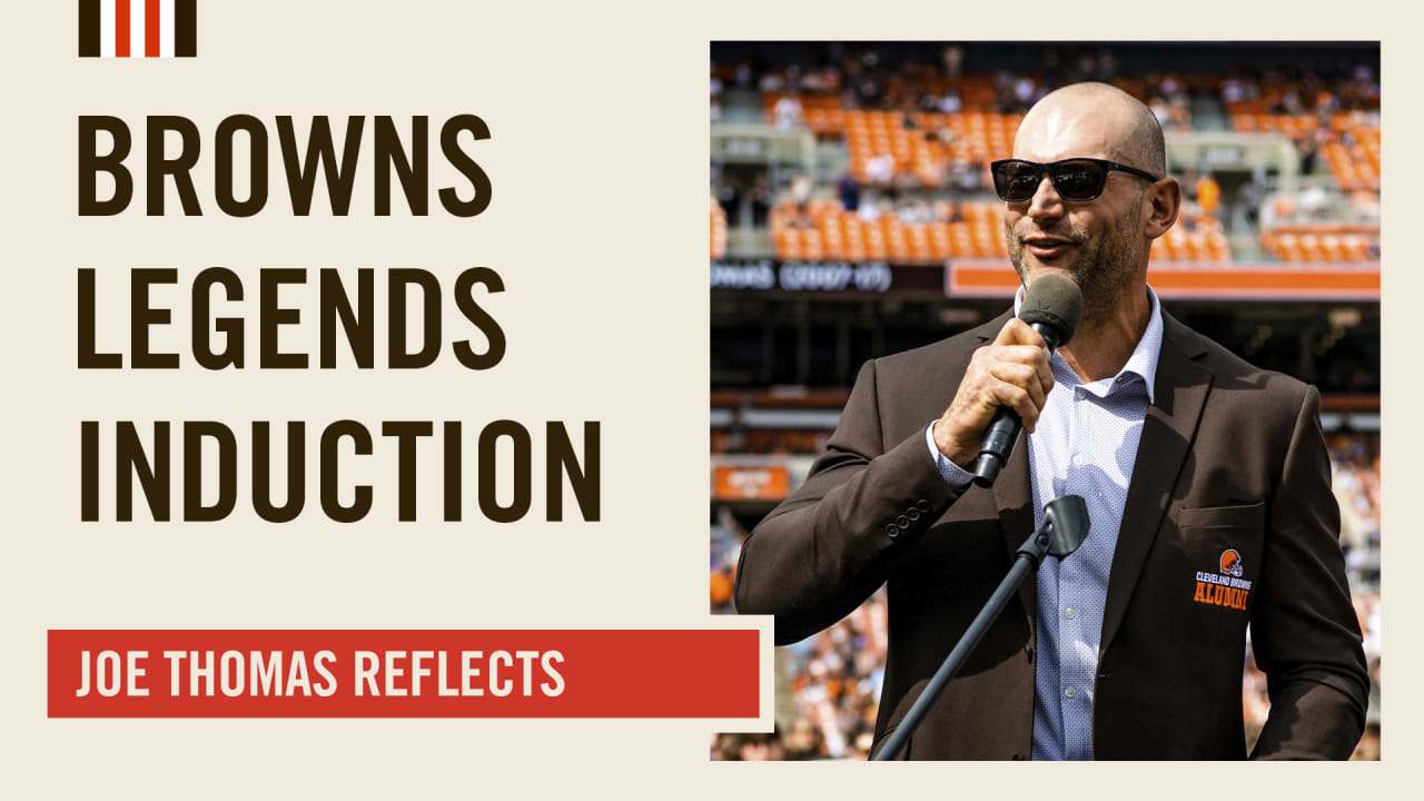 Joe Thomas Reflects On Legends Club Induction | Cleveland Browns