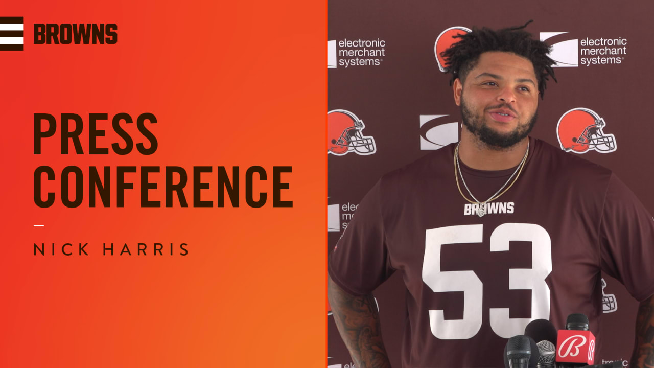 Nick Harris: "Excited to get the pads on"