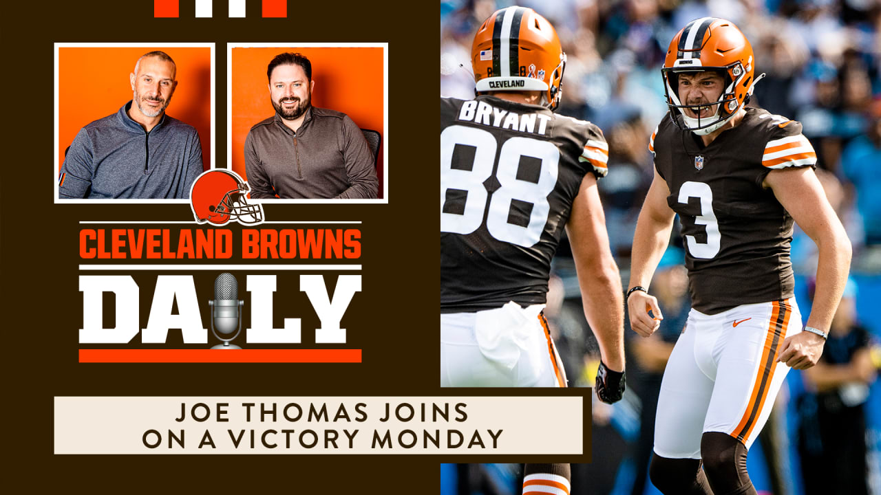 Cleveland Browns Daily – Joe Thomas joins on a Victory Monday