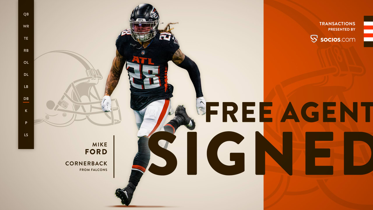 Browns sign CB Mike Ford