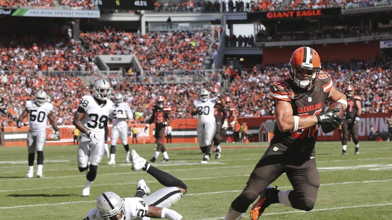 Gary Barnidge postgame 1-on-1: Browns vs. Raiders