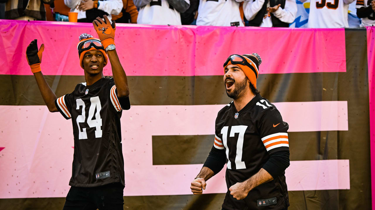 Watch Guardians players Triston McKenzie, Austin Hedges kick off Browns vs. Chargers with ...