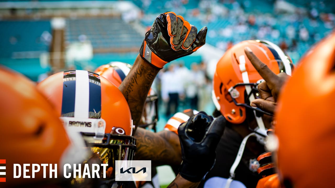 The Browns' unoffical depth chart for Week 16 vs. Saints