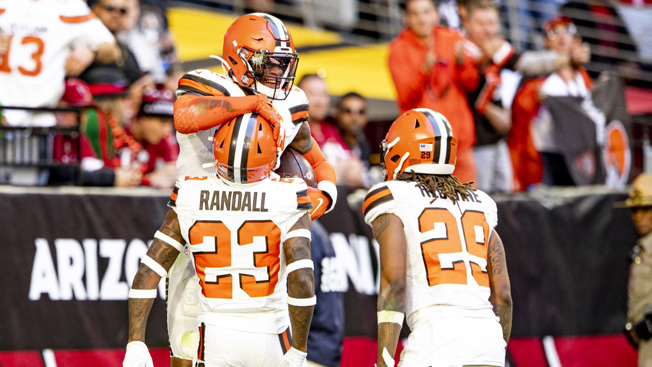 Mack Wilson Celebrates His First Career Interception