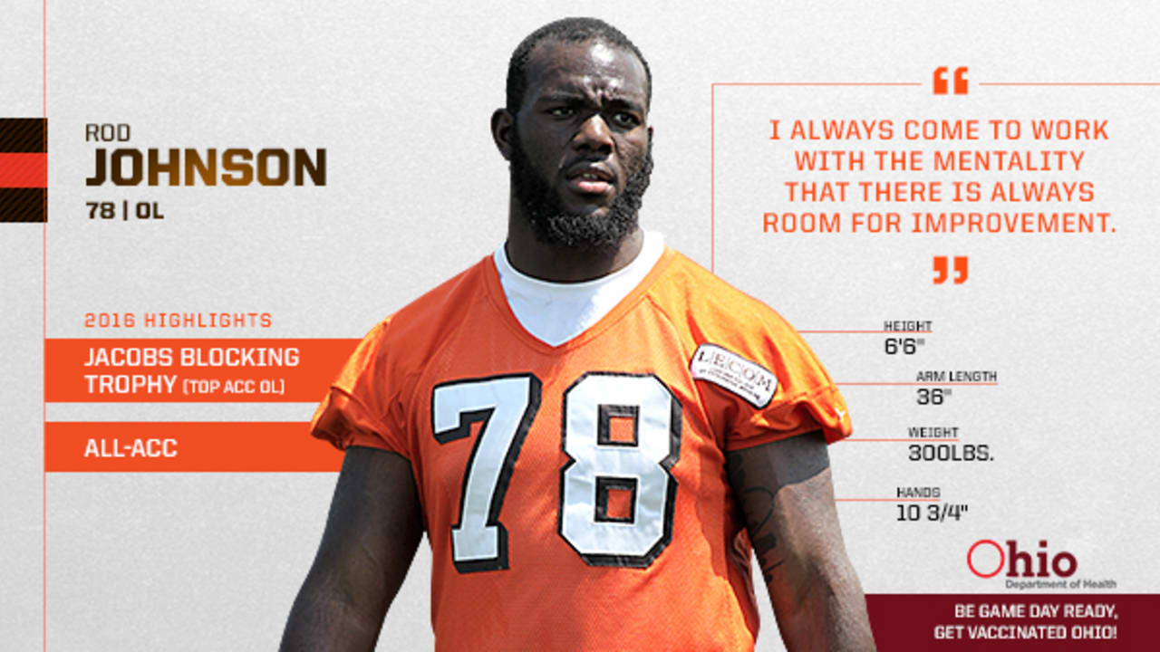 Rookie Reflection: Rod Johnson settling into Browns OL