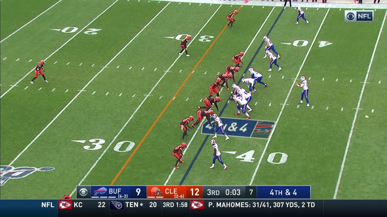 Browns' D holds as Allen's fourth-down pass falls incomplete