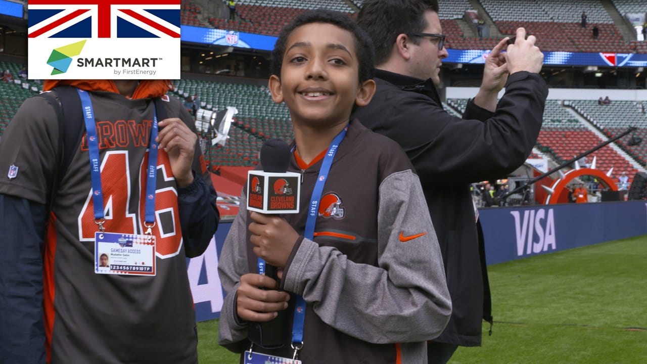 British Junior Reporter experiences first NFL game