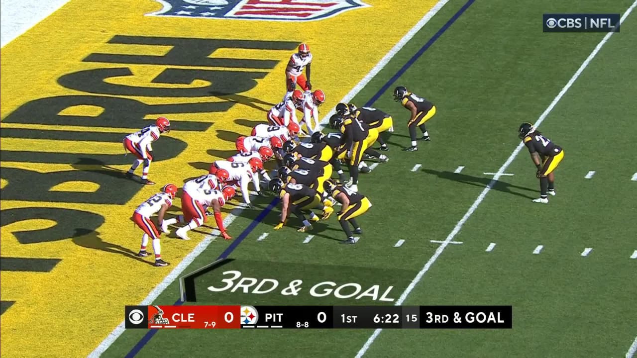 Can't-Miss Play: Browns DENY Najee Harris' goal-line leap for fumble ...