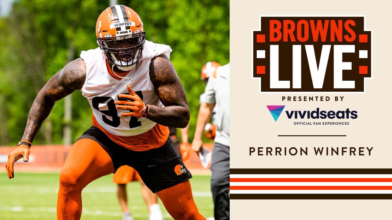 Exclusive interview with Perrion Winfrey on Browns Live