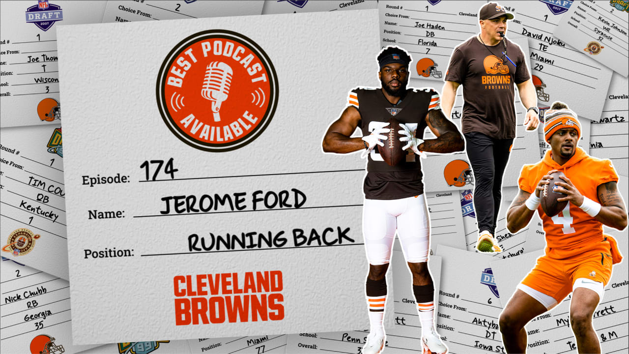 Running Back Jerome Ford talks about year two in the NFL and his goals ...
