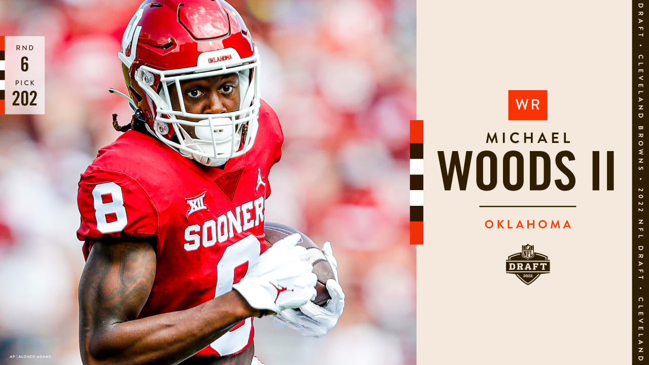 Browns select WR Michael Woods II with the No. 202 pick in the 2022 NFL ...