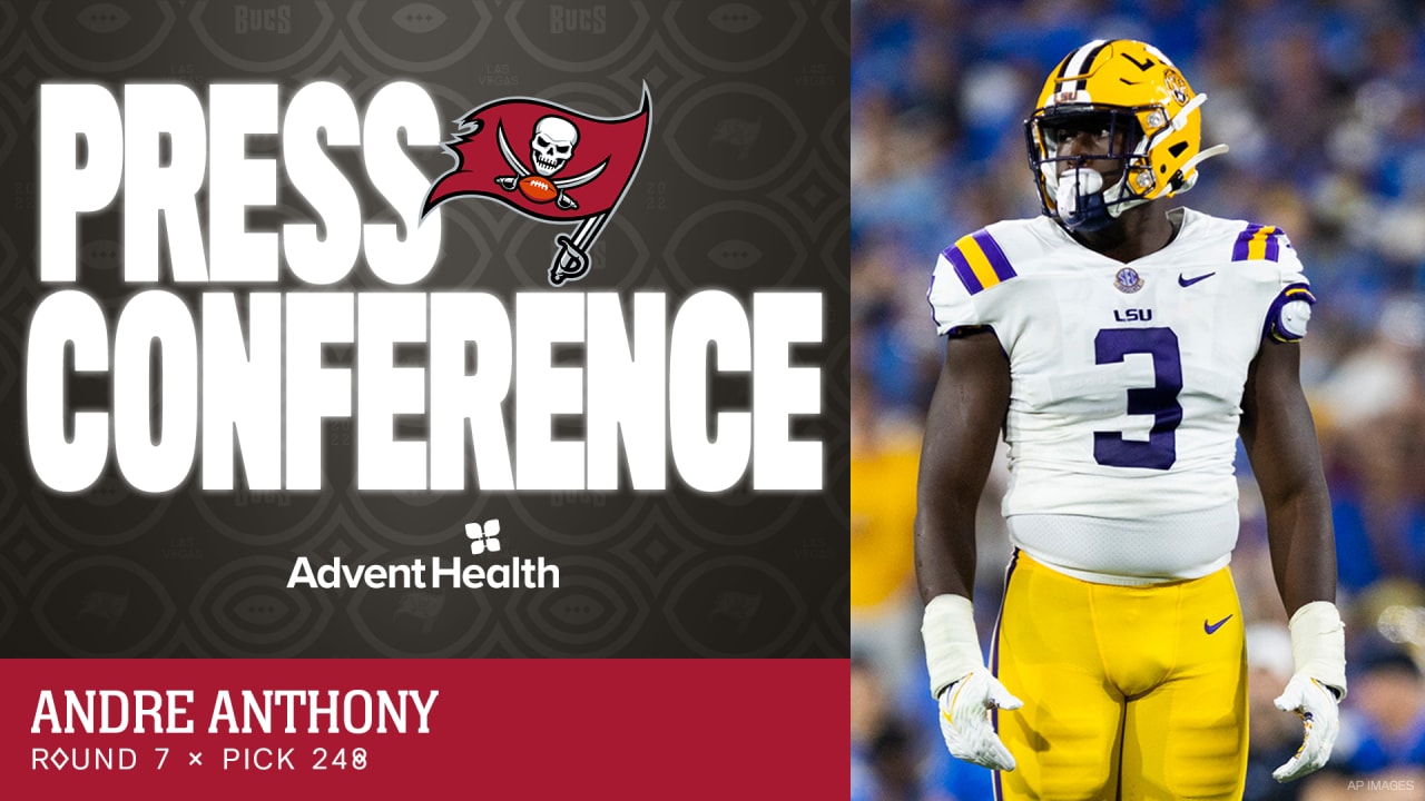 Andre Anthony on Being Selected by the Buccaneers | Press Conference
