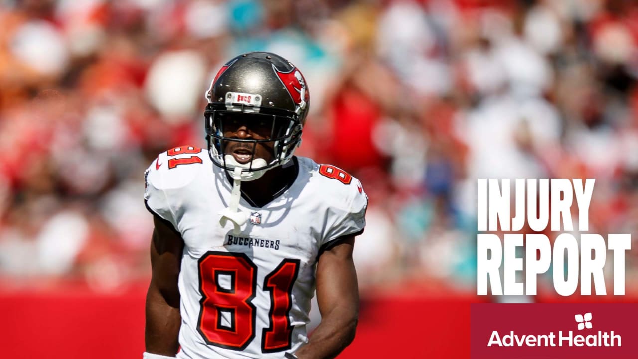 Buccaneers-Colts Injury Report Nov. 26: Antonio Brown Ruled Out for Sunday