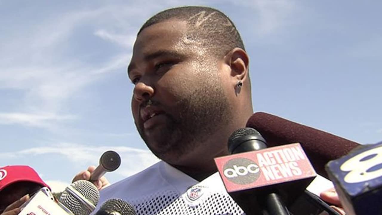 Carl Nicks Speaks to the Media