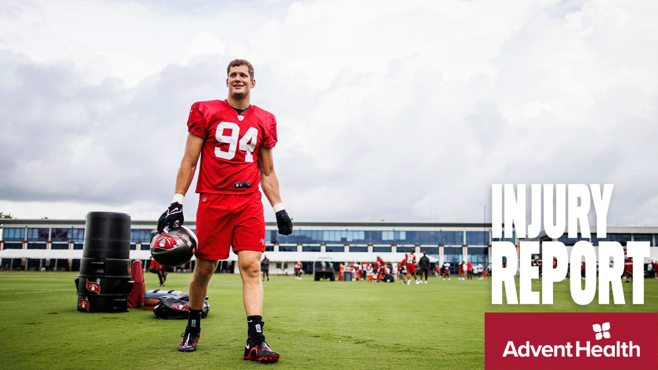 Buccaneers-Falcons Injury Report Jan. 6: Nassib, Smith, Davis, Vea ...