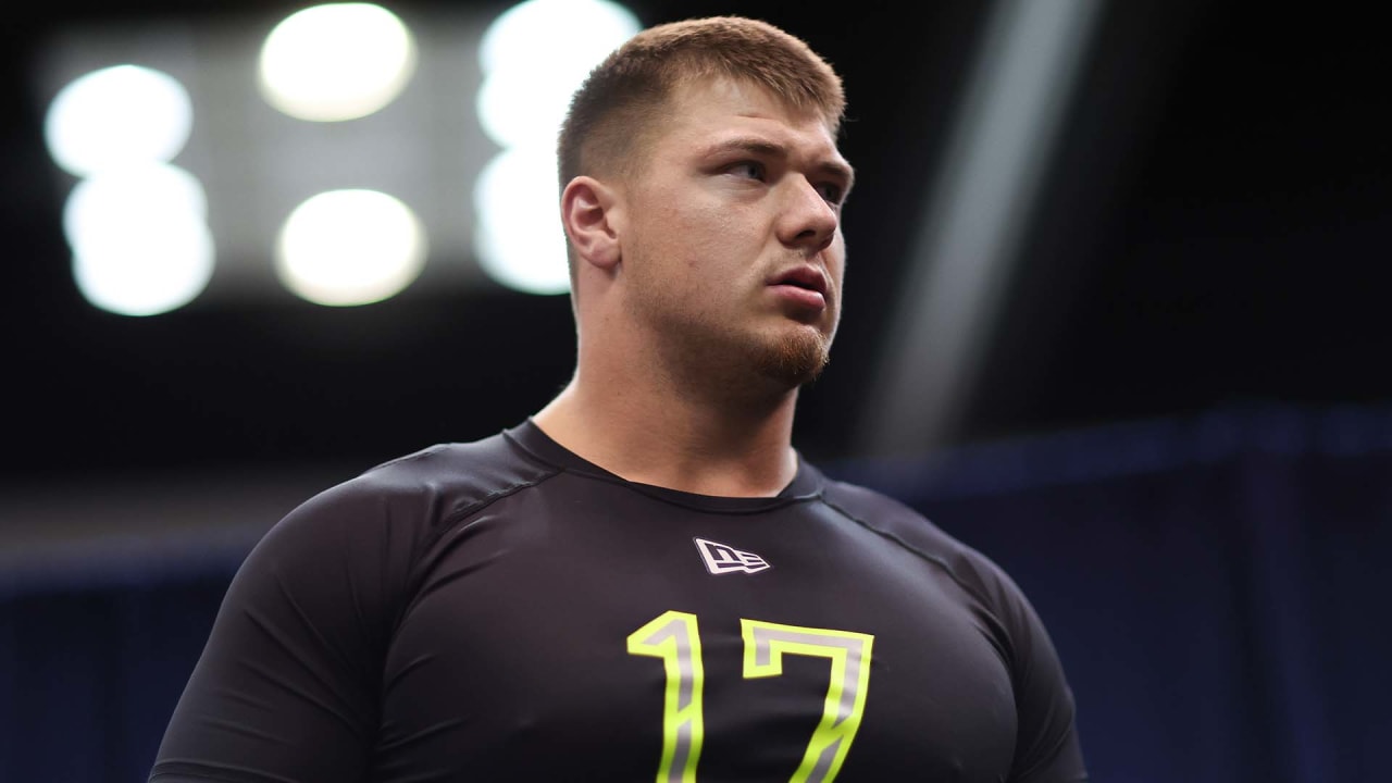 Photos of OL Luke Goedeke | Bucs Second Round Draft Pick