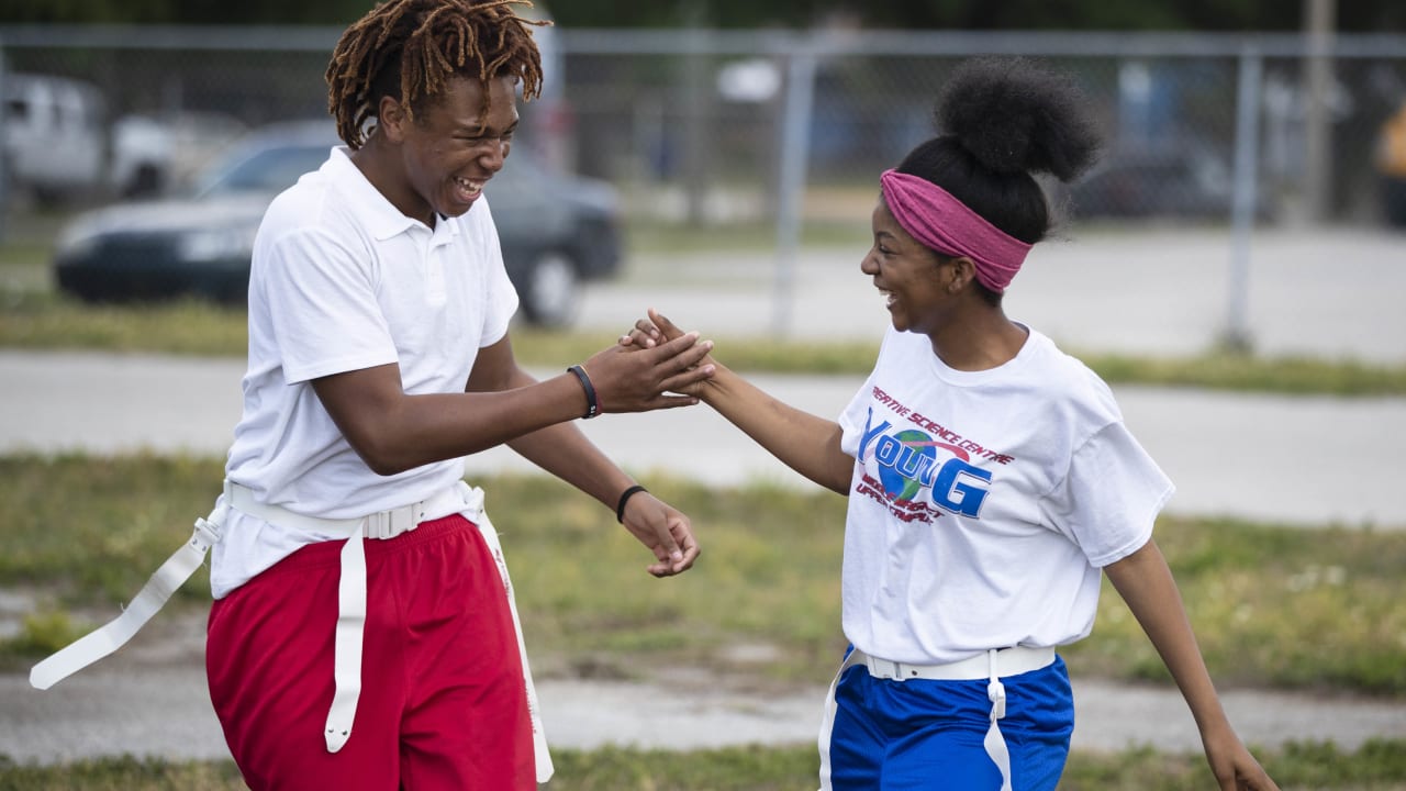 Photos of Jr. Bucs Flag Football at Young Middle Magnet School