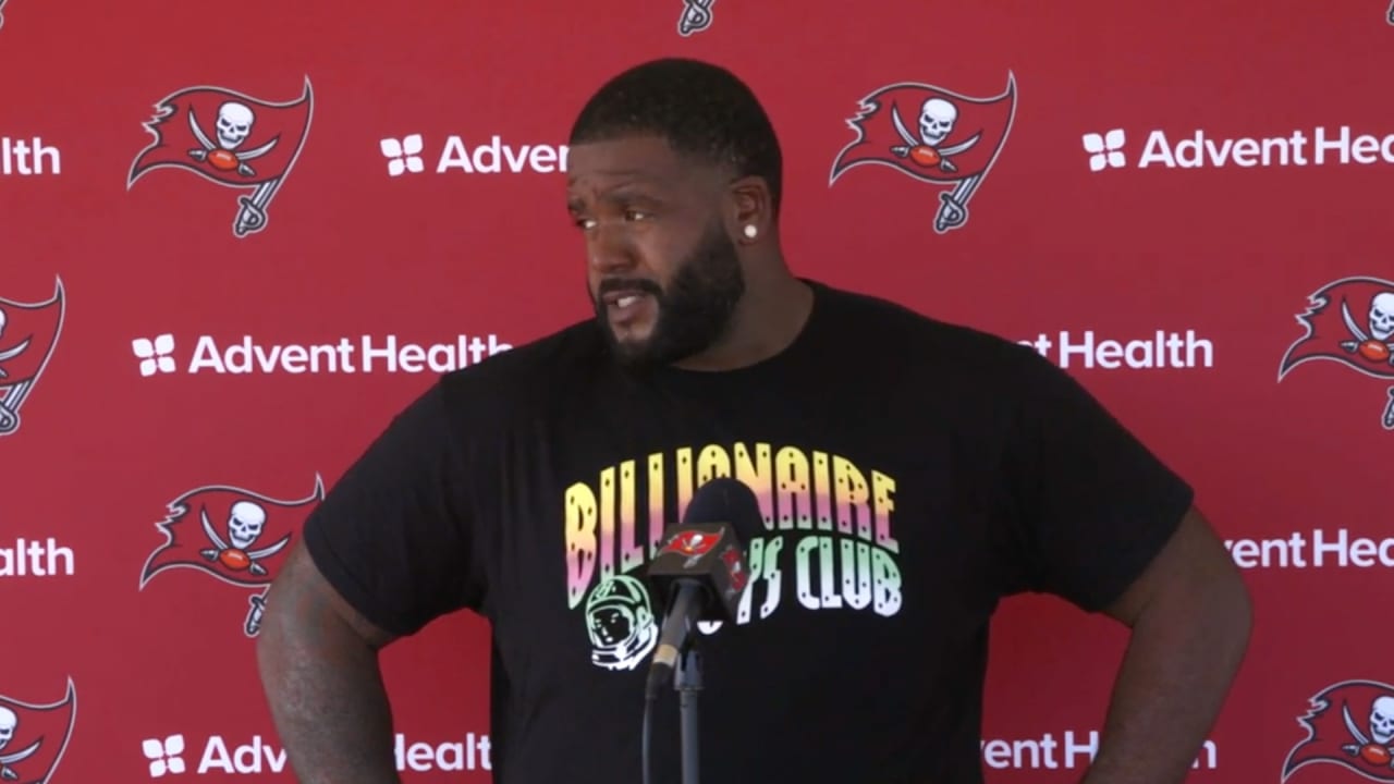 Donovan Smith on 2021 Bucs Training Camp, Tom Brady