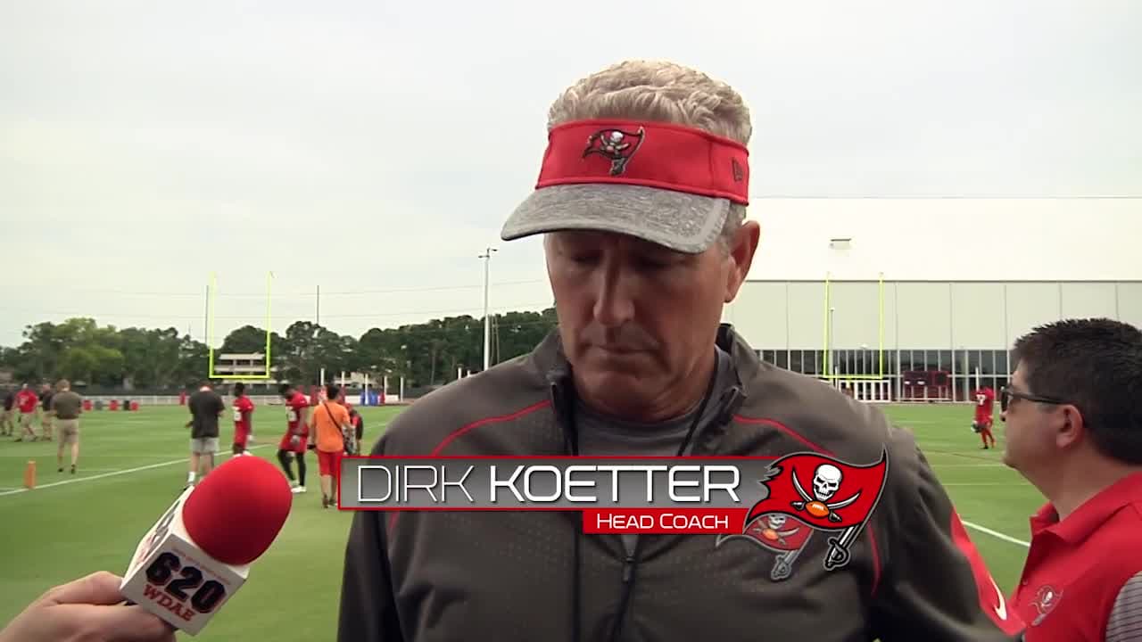 Dirk Koetter Day 2 Rookie Camp Press Conference