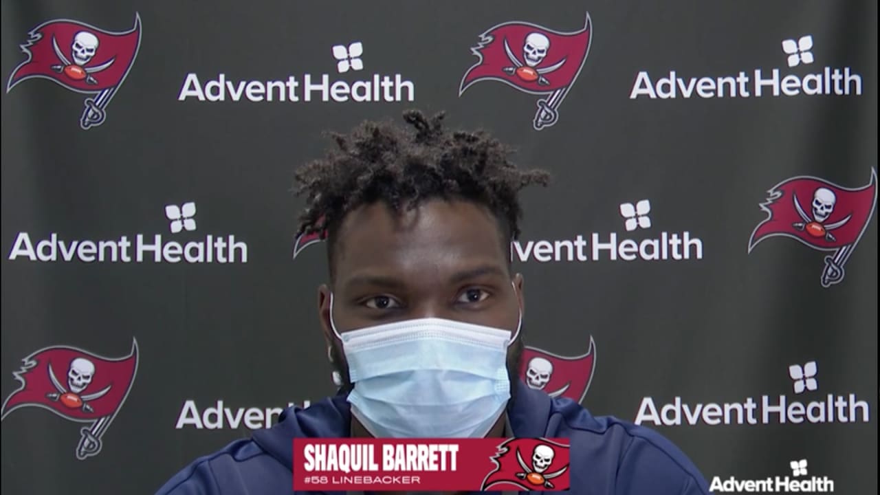 Shaq Barrett Franchise Tag & Playing in New Orleans Week One Press ...