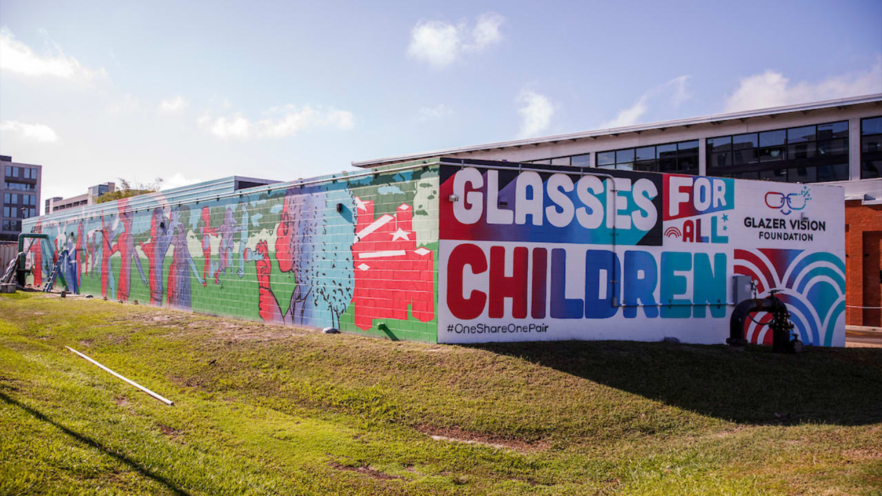 Photos: Glazer Vision Foundation Mural at Armature Works