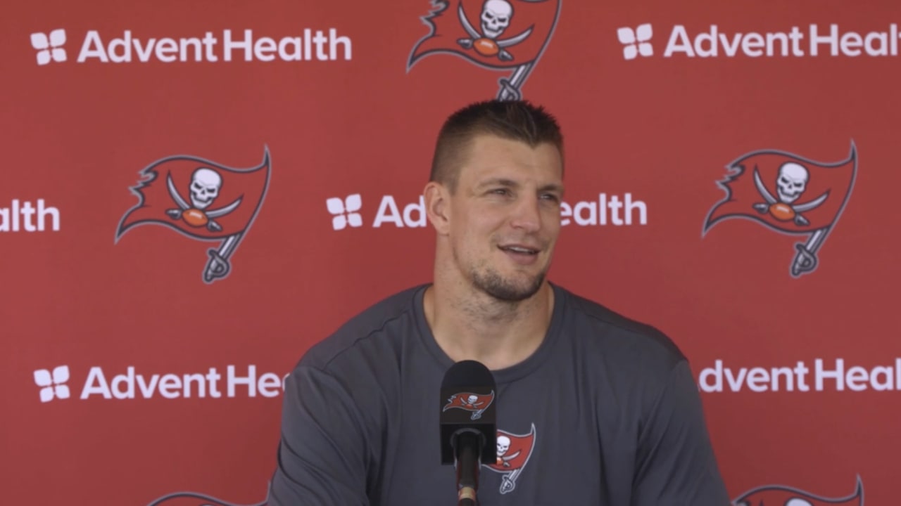 Rob Gronkowski on Rams, Aaron Donald Press Conference