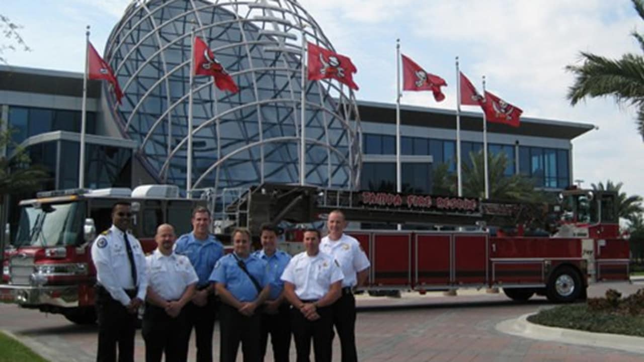 Tampa Fire Rescue Unveils New Buc Trucks