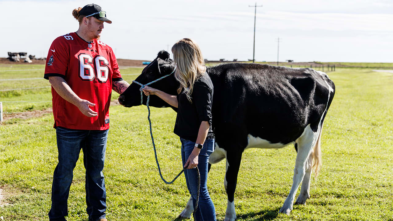 Watch: Ryan Jensen Visits Dairy Farm