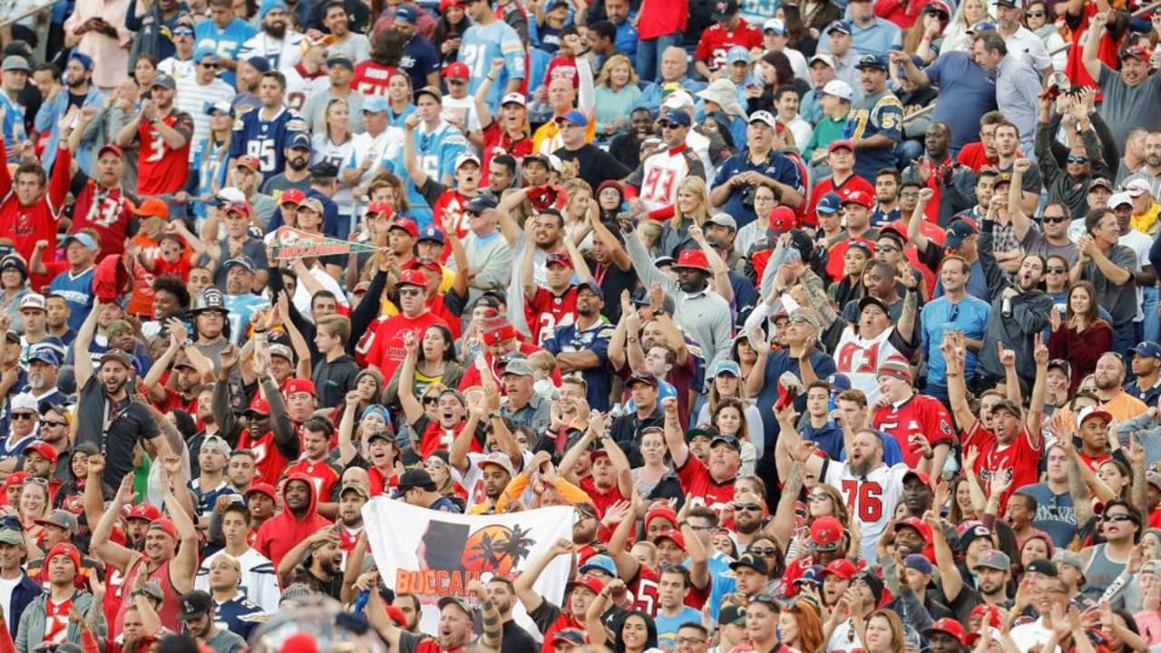 A Sea of Bucs Fans at Qualcomm