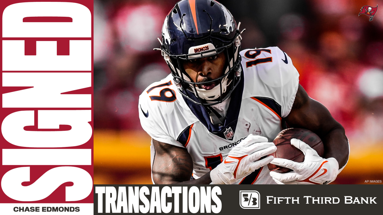 Bucs Add Chase Edmonds to Backfield