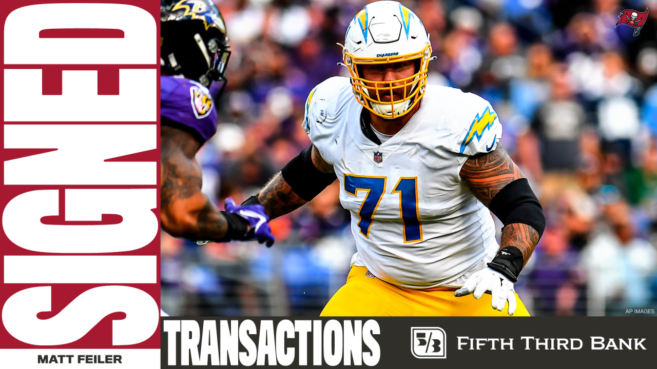 Tampa Bay Buccaneers Add Experienced Starter Matt Feiler to OL Group in ...
