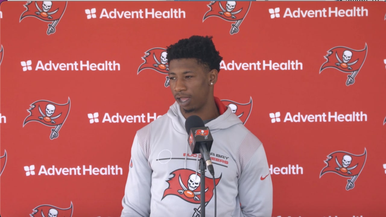 Jaelon Darden on Working With QB Tom Brady, Improving Game | Press ...