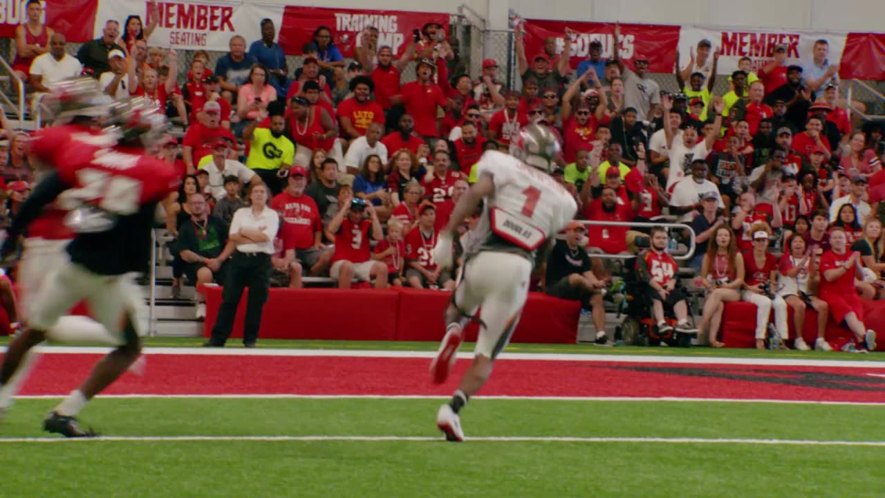 Training Camp Highlight: DeSean Jackson Deep Ball Touchdown and Alley-oop