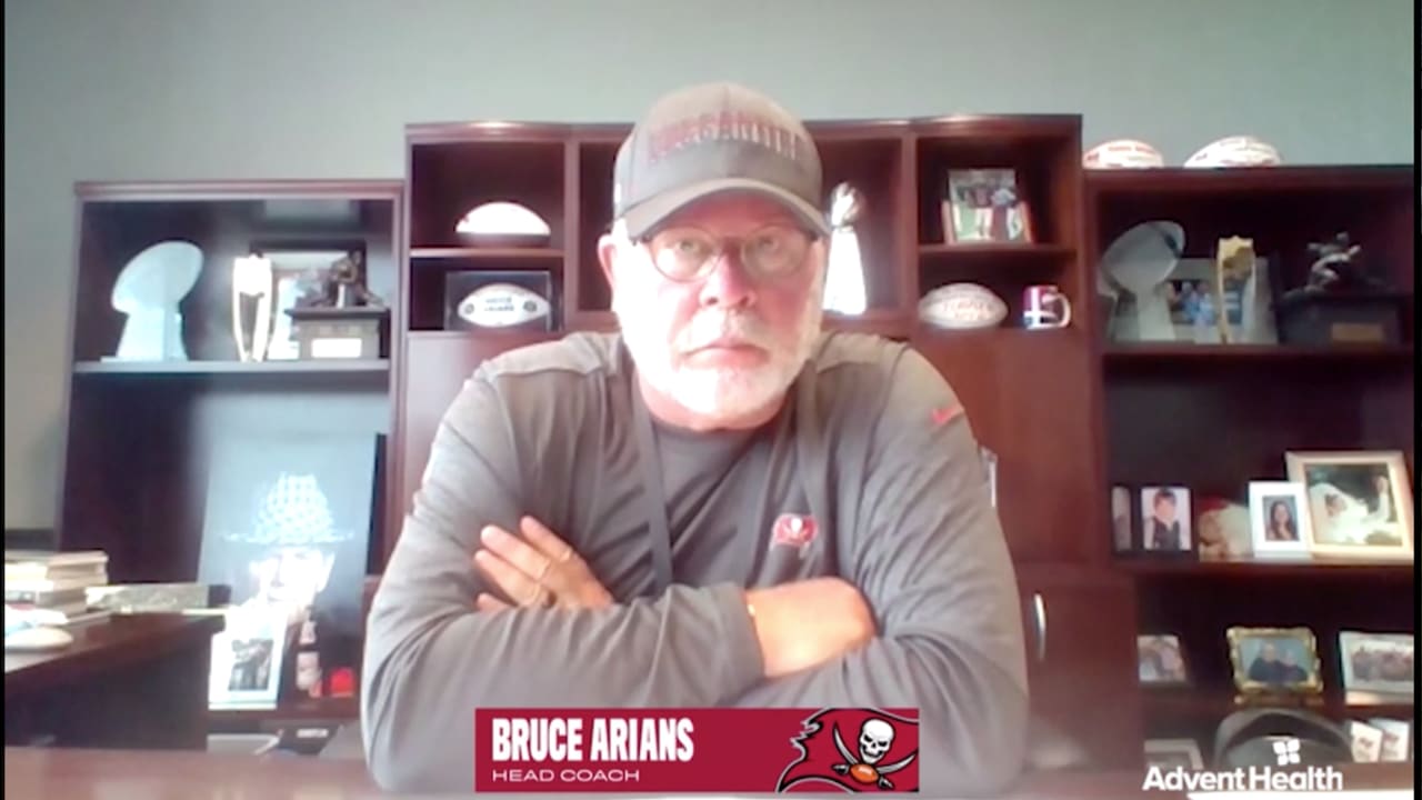 Buccaneers head coach Bruce Arians on Tom Brady, Tristan Wirfs and ...
