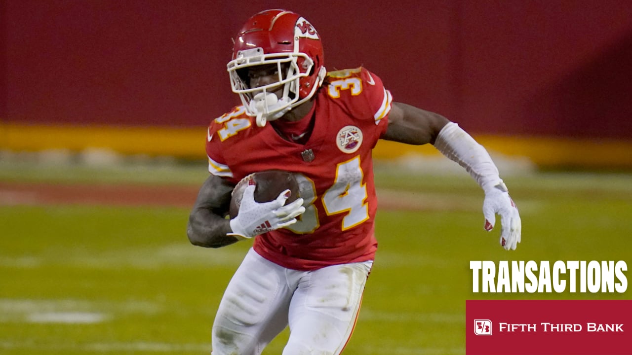 Bucs Add Former Chiefs RB Darwin Thompson to Practice Squad