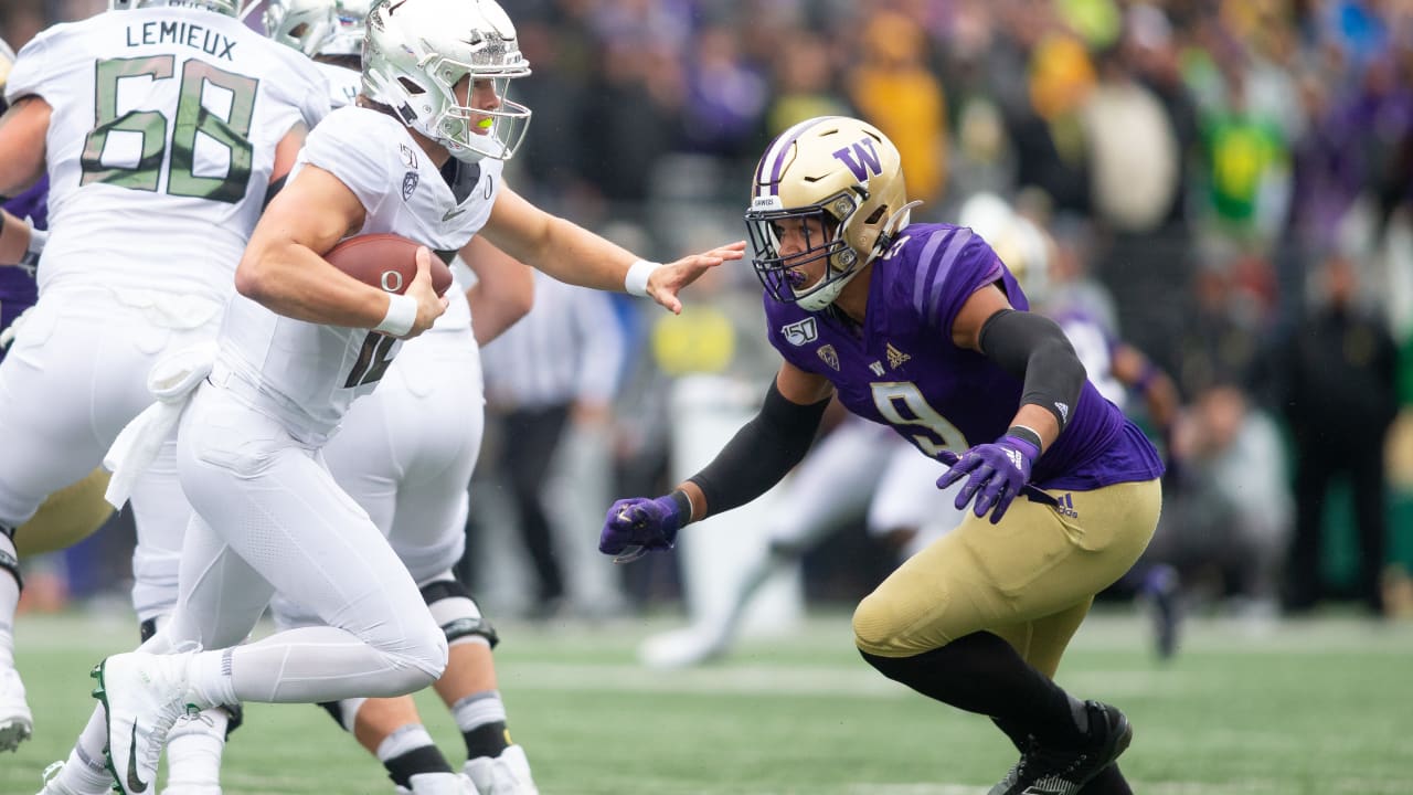 2021 NFL Draft: OLB Joe Tryon, Washington, Round 1, Pick 32, Interview ...